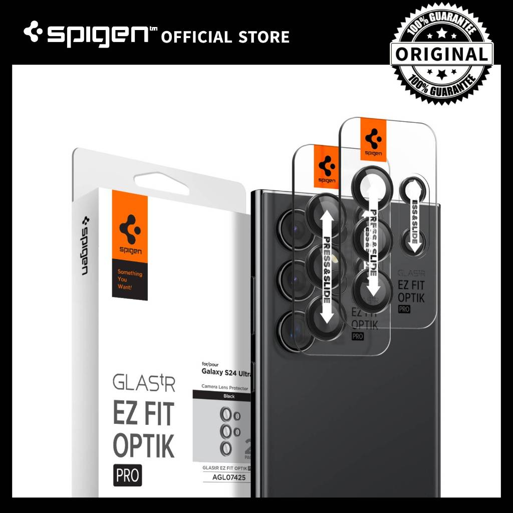 Spigen Galaxy S25 Ultra/ S24 Ultra Glas.tR EZ Fit Optik Pro Lens (2 ...
