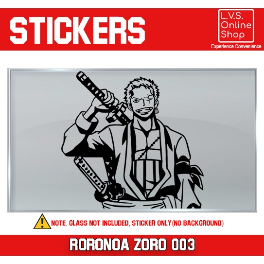 Roronoa Zoro 03-For Laptop Motorcycle Motor Car tumbler Anime Vinyl ...