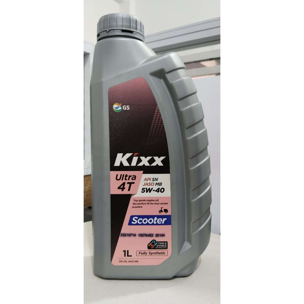 KIXX:5W40 ULTRA 4T 1 LTR FULLY SYNTHETIC SCOOTER API SN, JASO MB ...