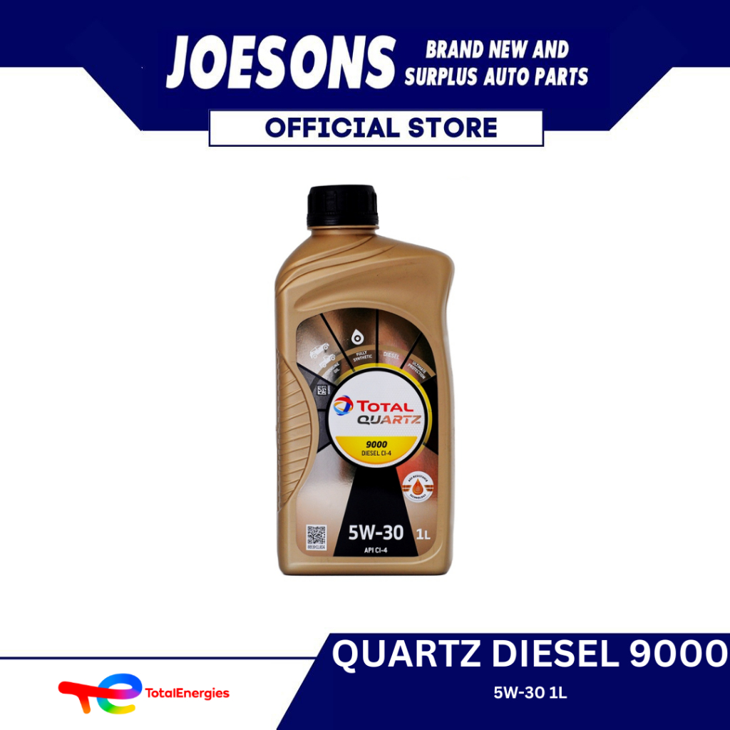 TOTAL QUARTZ 9000 DIESEL CI-4 5W-30 1 LITER FULLY SYNTHETIC DIESEL ...