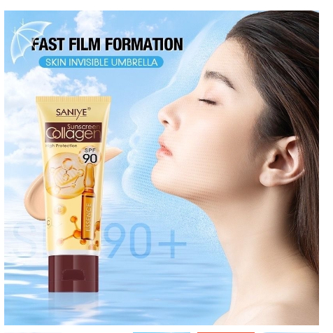 65ml SANIYE Sunscreen Skin Color Whitening & High Sun Protection SPF90 ...