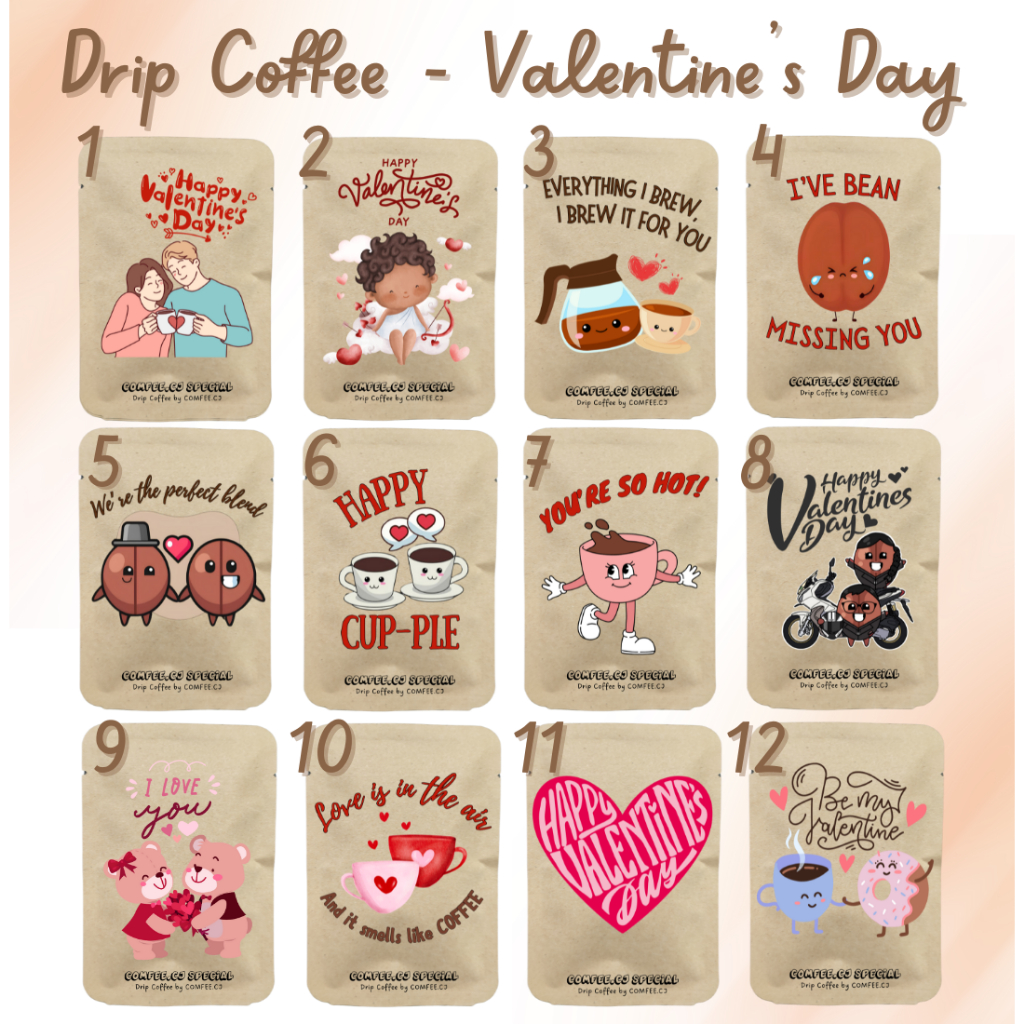 Single Drip Coffee | Valentines Edition | Souvenir Idea | Gift Idea ...
