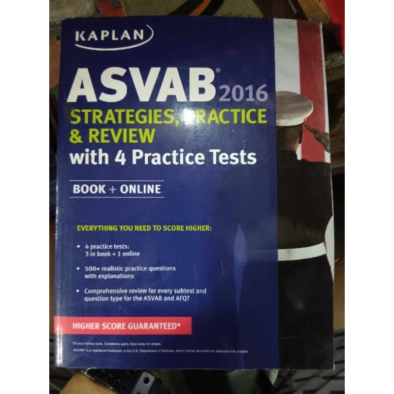 ASVAB 2016 STRATEGIES, PRACTICE & REVIEW with 4 Practice Tests | Shopee ...