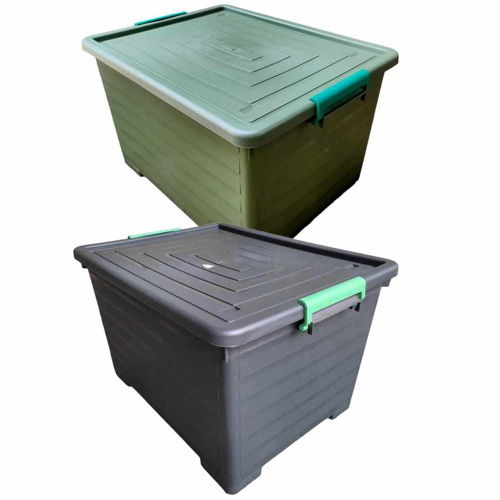 STORAGE BOX 160L , 90L, 65L Storage box Heavy Duty with wheels and ...