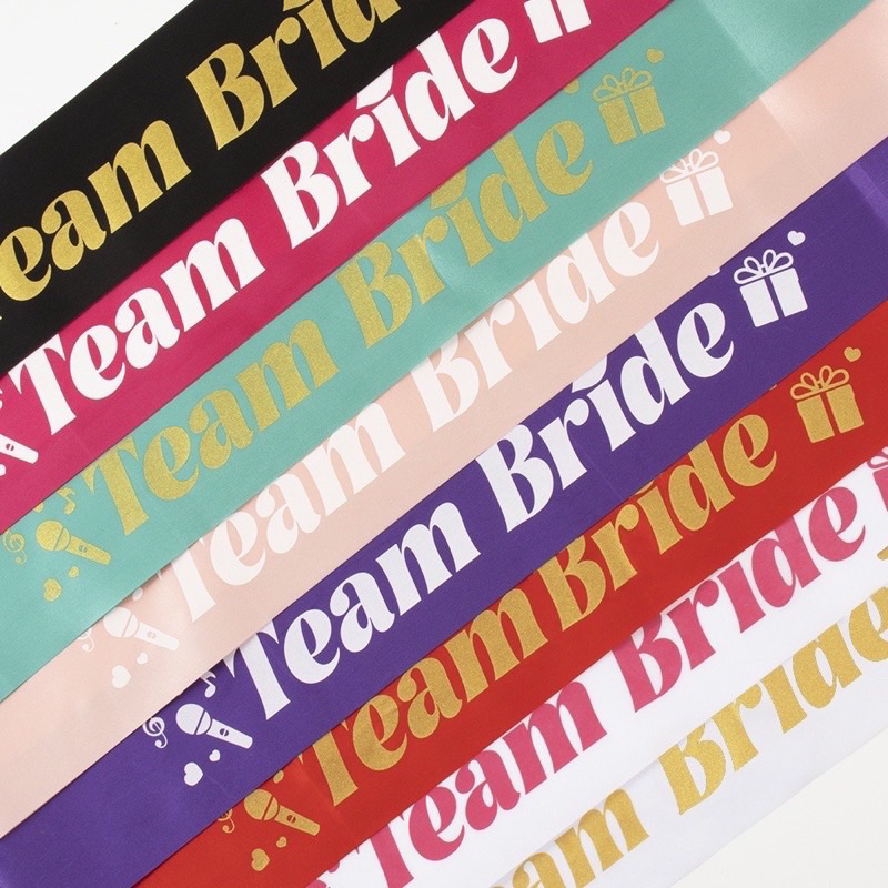 Team bride sash bridal shower decorations | Shopee Philippines