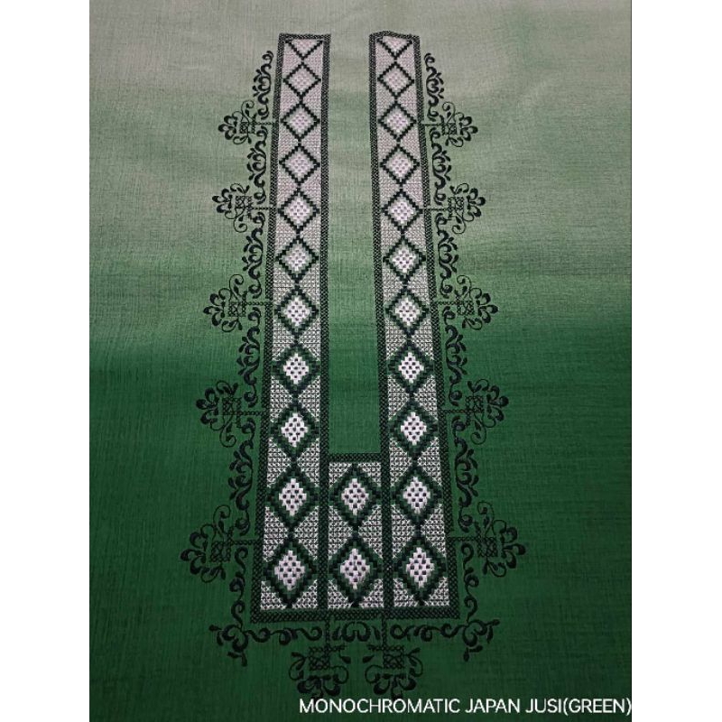 JAPAN JUSI MONOCHROMATIC TELA WITH BURDA/EMBROID/2YARDS | Shopee ...
