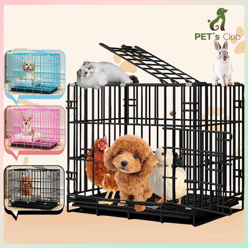 Pet Carrier Collapsible Folding Free Poop Tray Dog Carrier Cat Rabbit ...