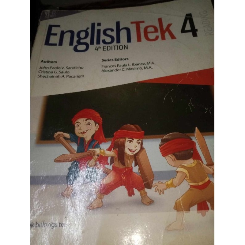 ENGLISH TEK grade 4 Reading 4th edition (use | Shopee Philippines