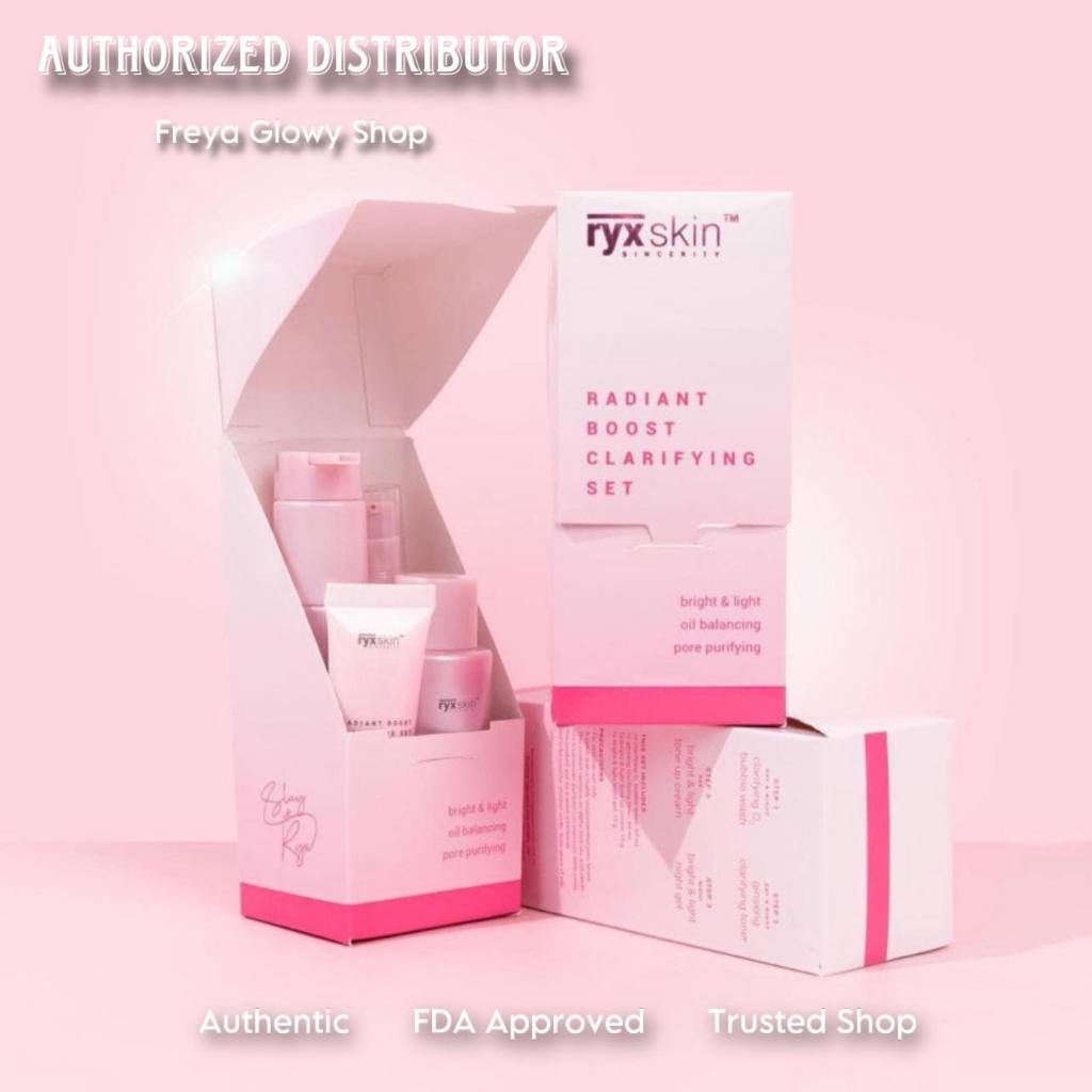 Ryx Skin Radiant Boost Clarifying set (Made in PH, Korea formulation ...