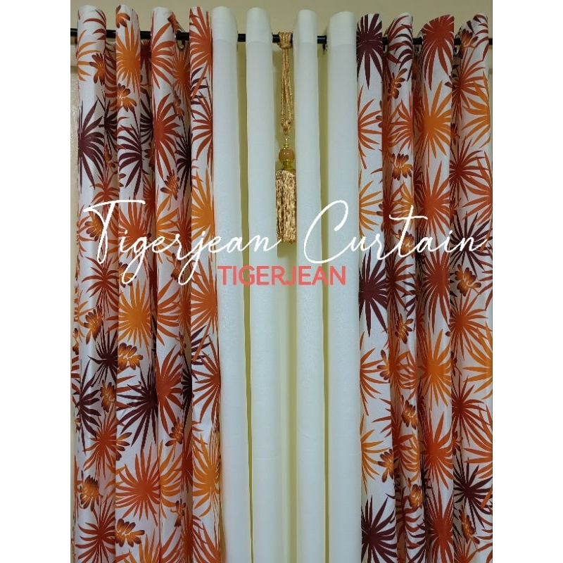 FOREST DESIGN COLOR OF THE YEAR 2024 CURTAIN 3IN1 SET | Shopee Philippines
