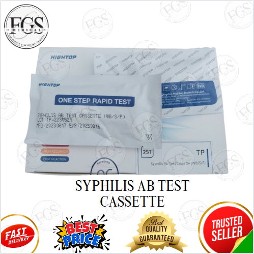 SYPHILIS AB TEST CASSETTE (25 TEST KITS) | Shopee Philippines