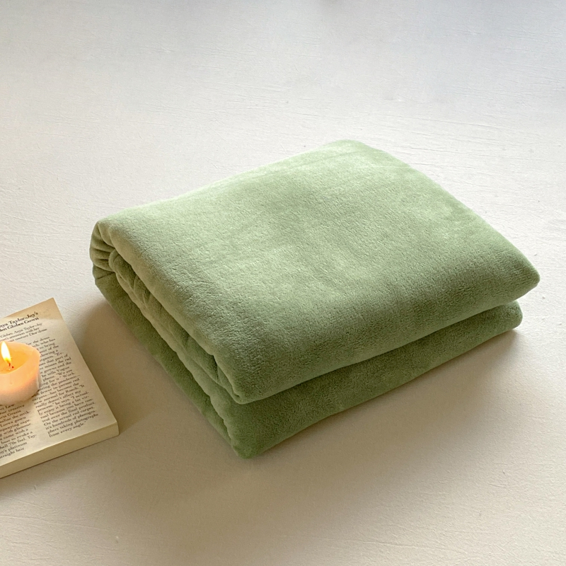 Plain Blanket Super Soft Perfect For Warm Solid Color Microfiber Plush ...