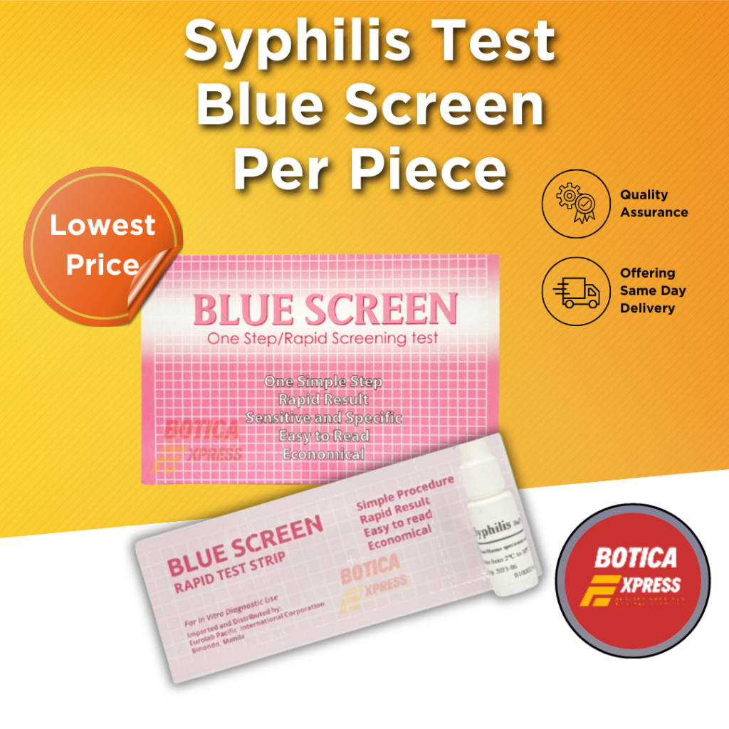 Syphilis Test, Blue Screen per piece | Shopee Philippines