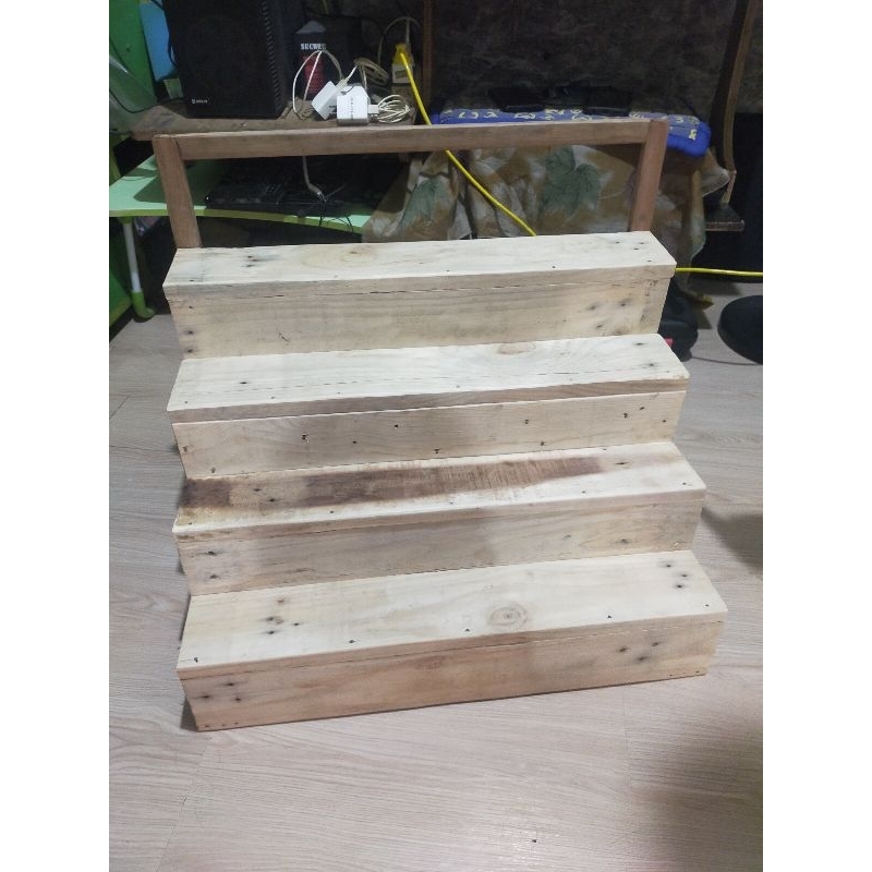wood ladder rack (4 steps close) | Shopee Philippines