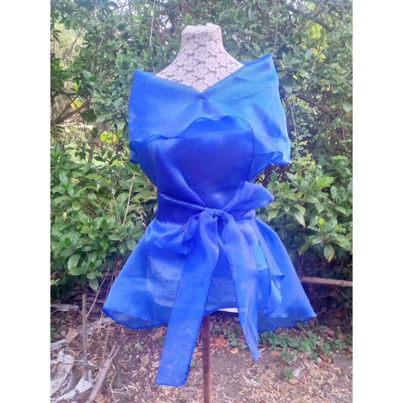 filipiñiana wrap around panuelo plain | Shopee Philippines