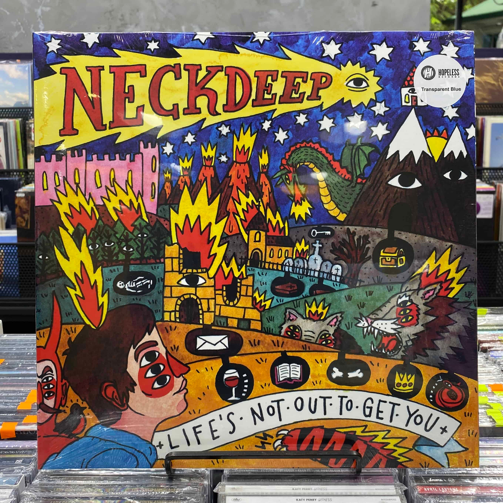 NECK DEEP Life's Not Out To Get You Transparent Blue Vinyl | Shopee Philippines