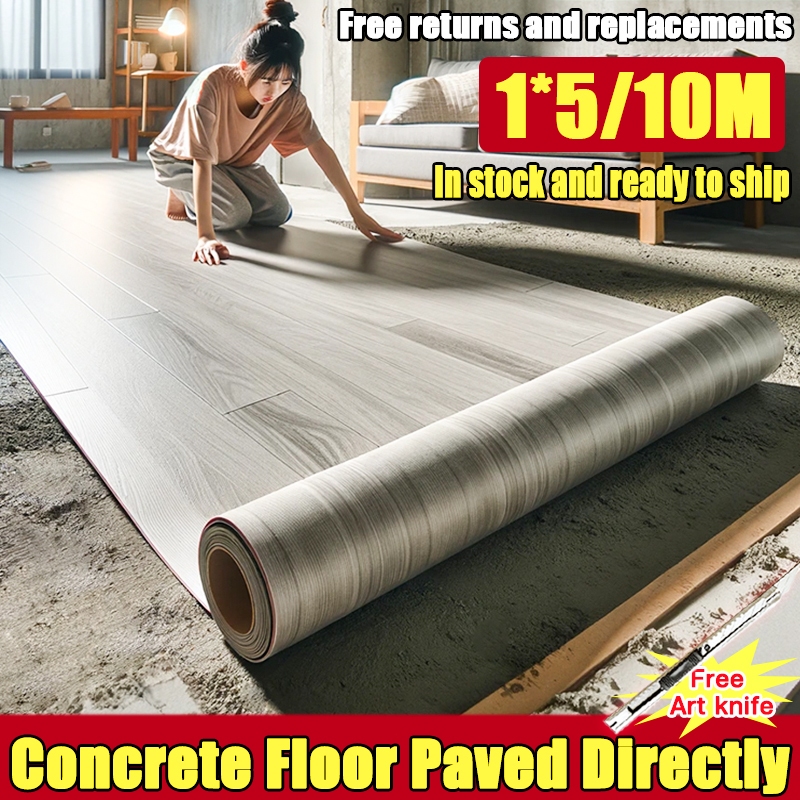 Vinyl tiles vinyl tile floor flooring self adhesiv（1*5/10m）tiles ...