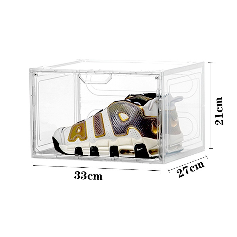 Acrylic Magnetic Front drop shoe box basketball shoe box ...