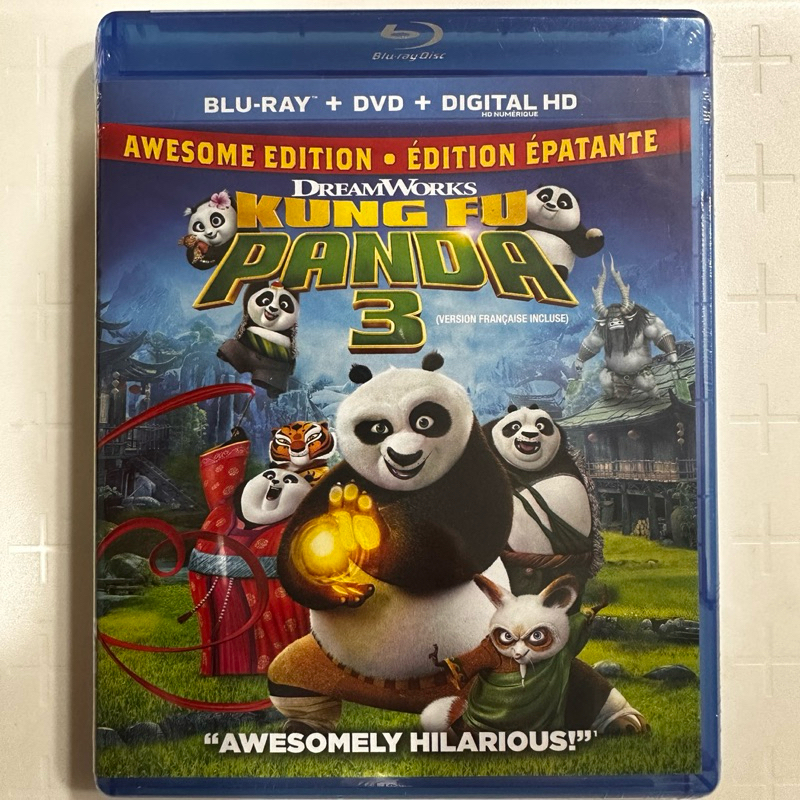 Kung Fu Panda 3 Blu-ray (Awesome Edition, Sealed And New) | Shopee Philippines