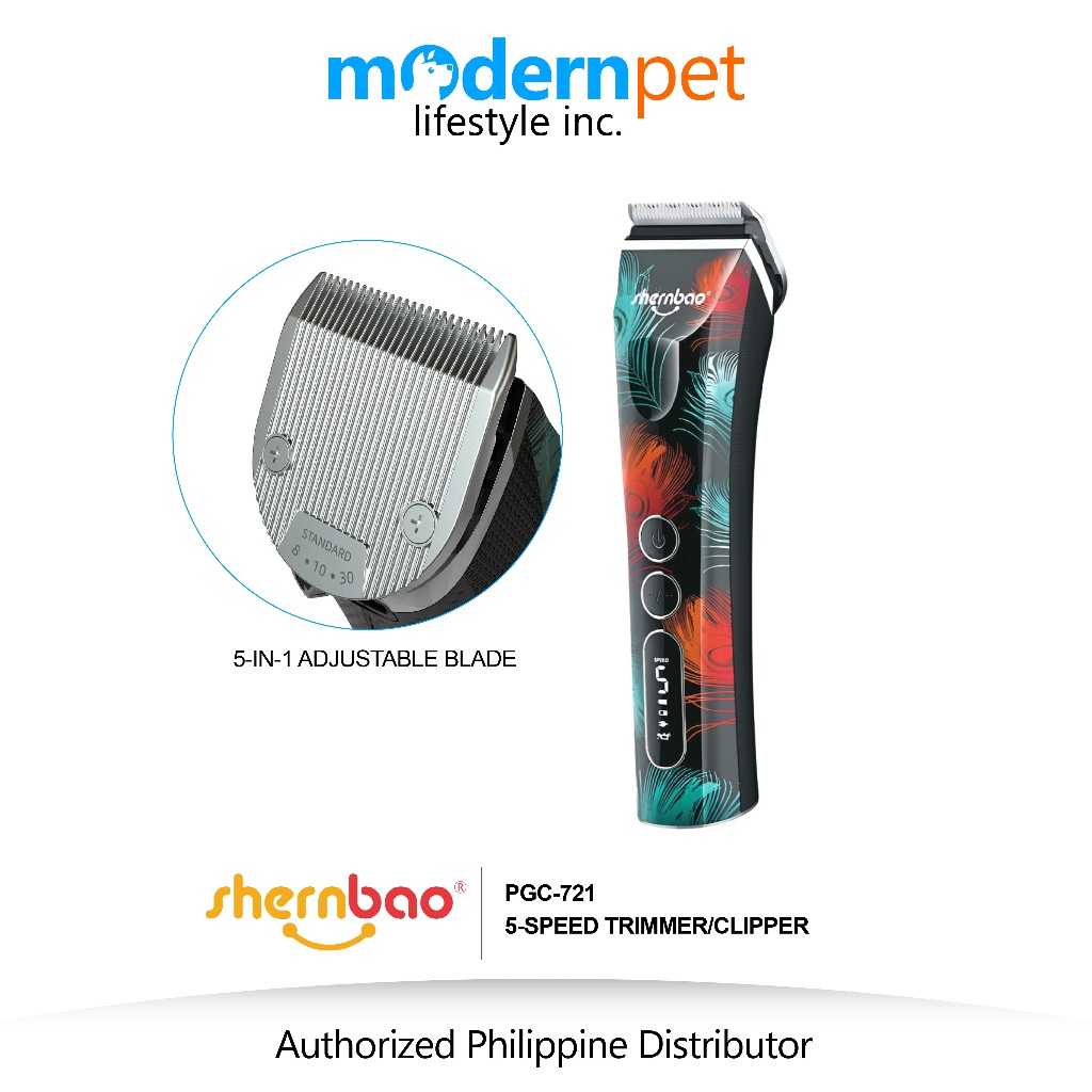 SHERNBAO 5-IN-1 PET CLIPPER / TRIMMER | Shopee Philippines