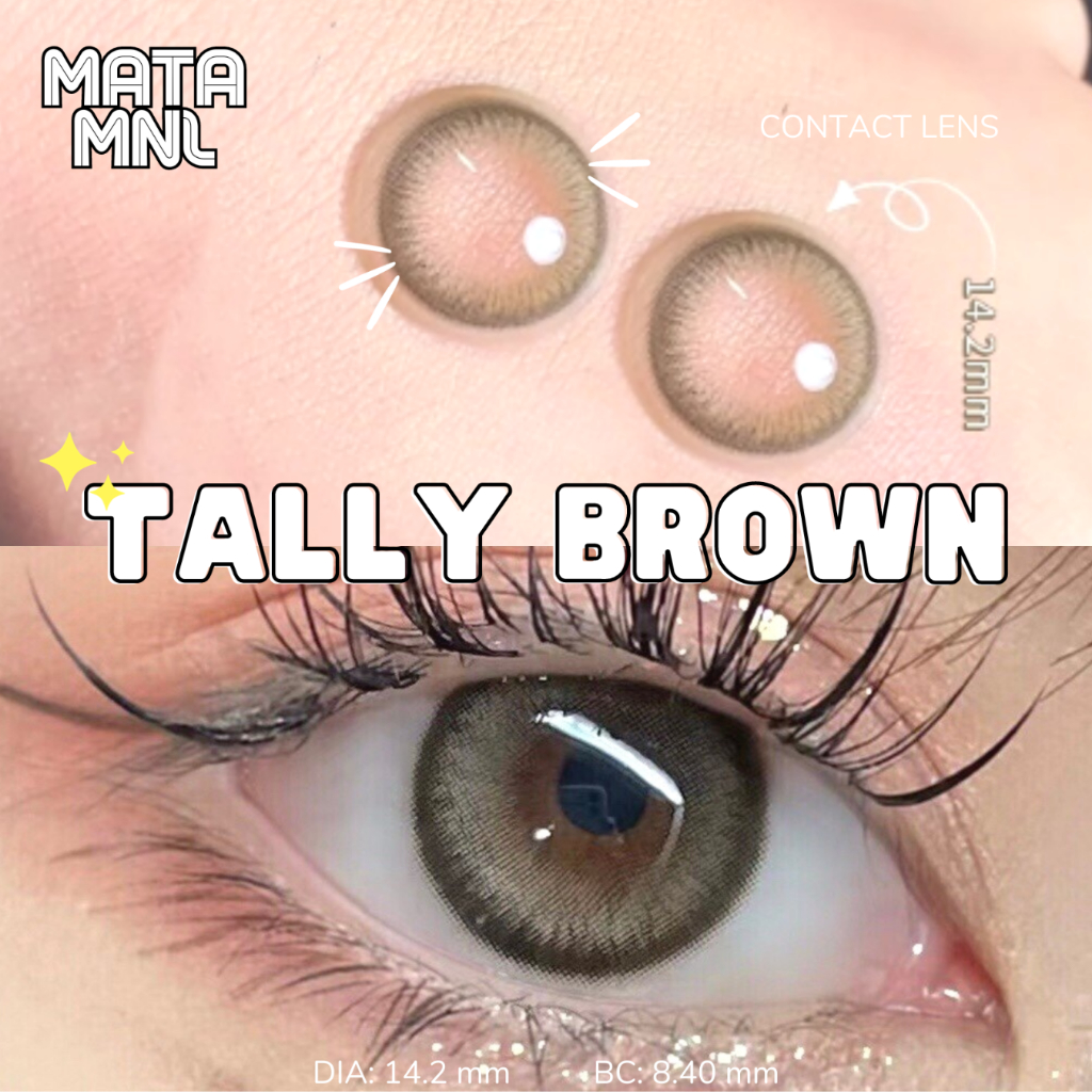 Tally Brown | Premium Korean Soft Contact Lens | MATA MNL | Shopee ...