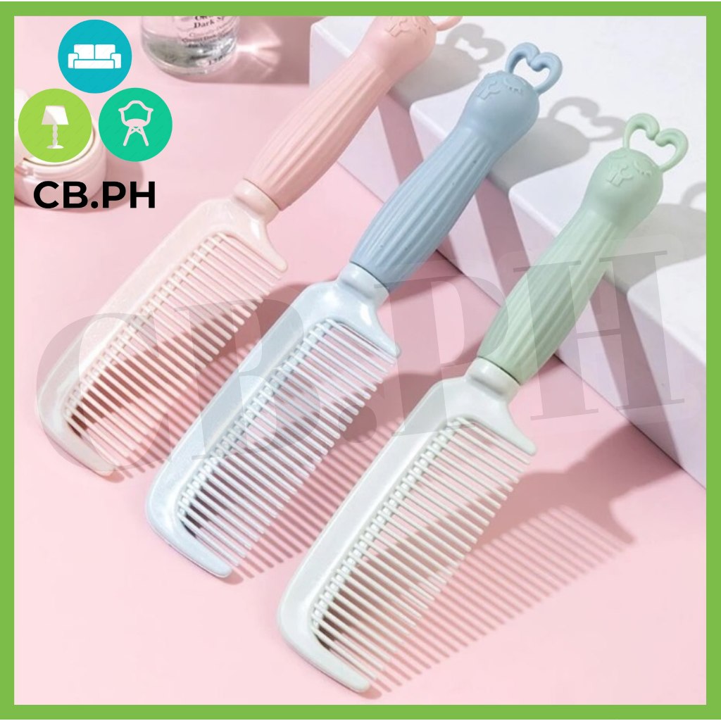 CB.PH Cute Rabbit Women's Comb Portable Anti-static Hair Comb Straight ...