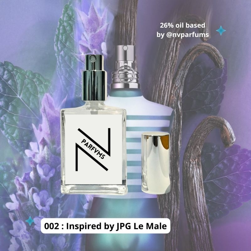 NVP | 002:JPG Le Male Inspired Oil Based Perfume for Men | Shopee ...