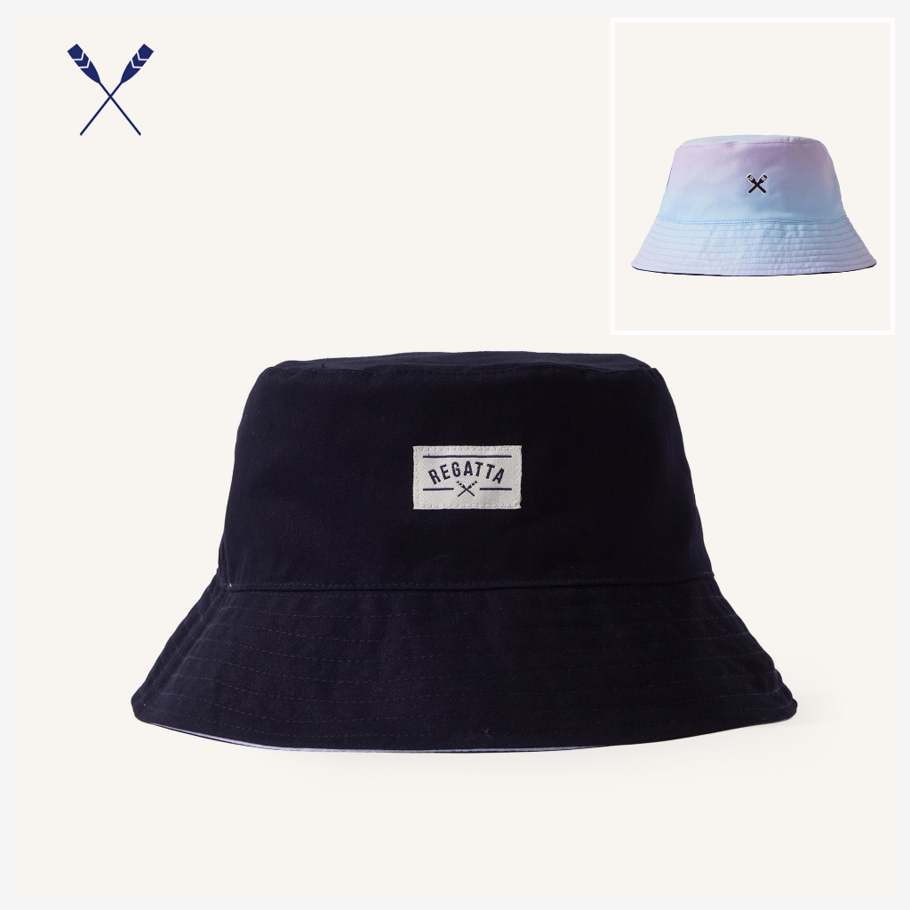 Regatta Gradient Print Reversible Bucket Hat For Men (Navy Blue ...