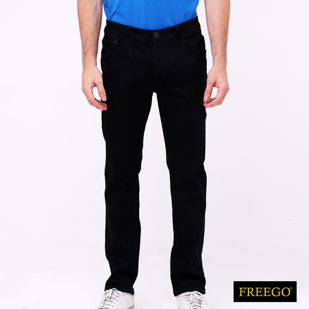 Freego Mens Denim Long Pants Slim Tapered Fit Stretch GSB23-0052 ...