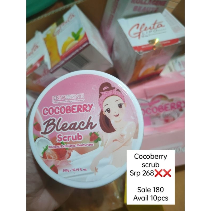 SUPER SALE PAUBOS COCOBERRY SCRUB trending whipped bleach 300grams very ...