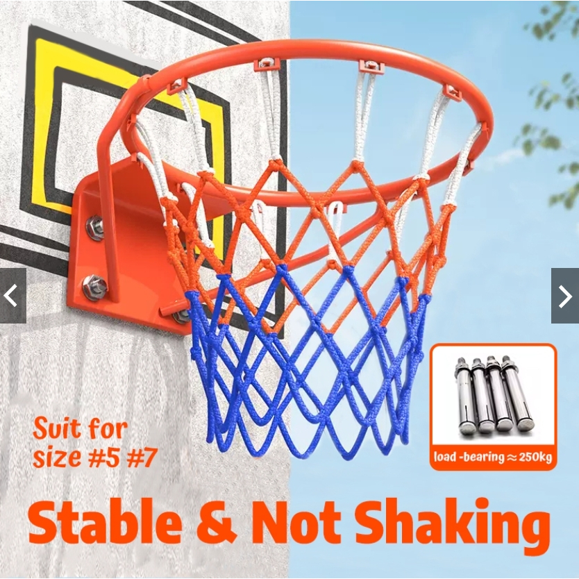 Heavy Duty Basketball Hoop Basketball Ring 18 Inch Standard NBA ...