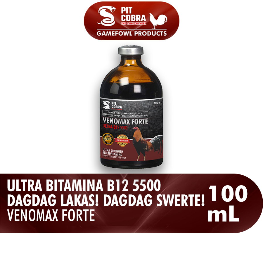 Pit Cobra Venomax Forte 100 mL Injec - Ultra Bitamina B12 5500! Dagdag ...
