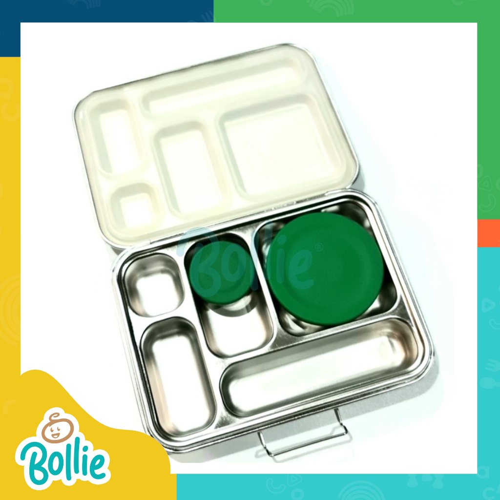 Bollie Baby Ekoo Stainless Steel Bento Box with Removable Canisters ...