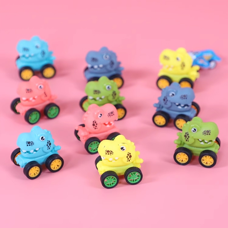 COD Vehicle mini Car Toy Boy Baby Mini Pull Back Car Inertial Dinosaur ...