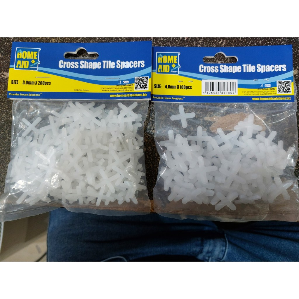 HOMEAID Tile Spacer 3mm 200pcs Or 4mm 100pcs - SOLD SEPARATELY | Shopee ...