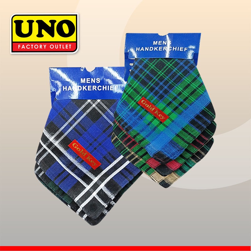 Men's Checkered Handkerchief Cotton Fabric 2pcs/3pcs | Shopee Philippines