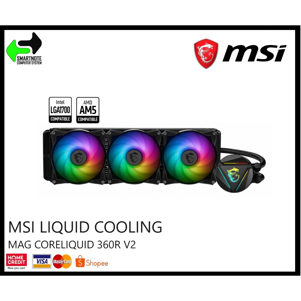 MSI LIQUID COOLING MAG CORELIQUID 360R V2 | Shopee Philippines
