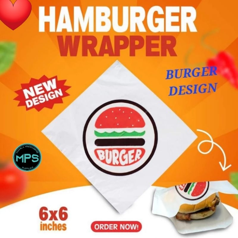 (1,000 pcs) Plastic Wrapper, Burger, Sandwich, hotdog | Shopee Philippines