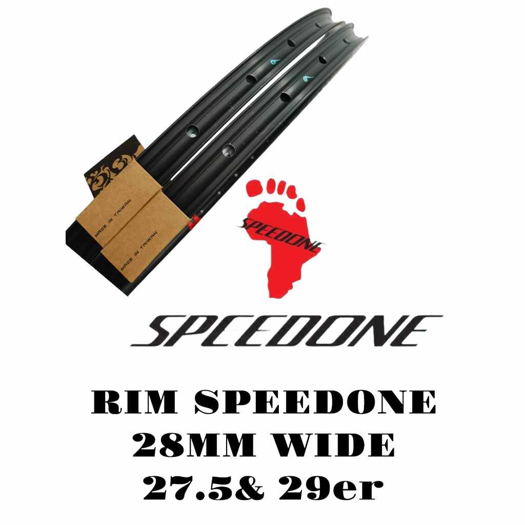 SPEEDONE COMMANDER BICYCLE RIM FOR MOUNTAINBIKE 27.5/29R TUBELESS READY ...
