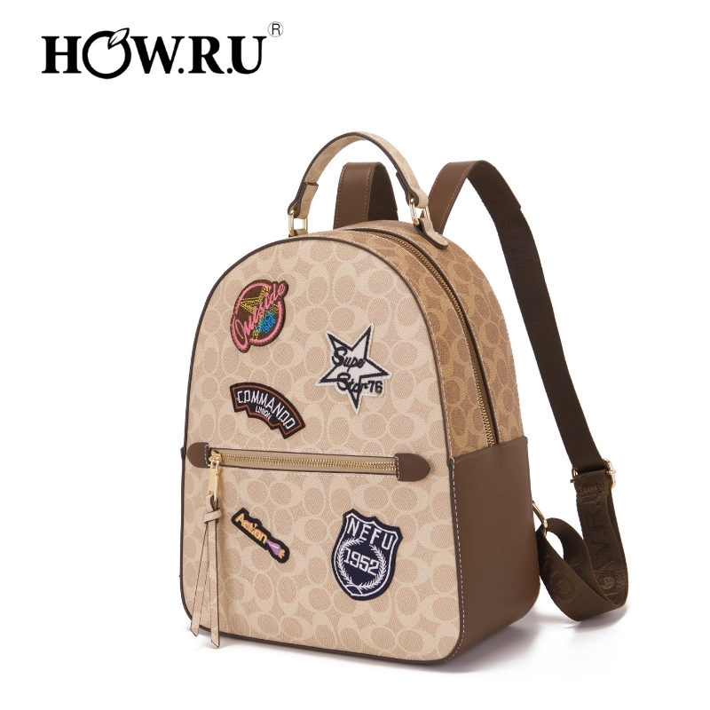 How.R.U Korean Women Bag Floral Print Handbags Casual Anti-Theft ...