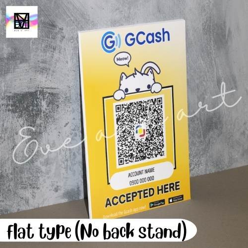 NEW!! Scan to Pay Gcash QR Code Standee Available in diff color and ...
