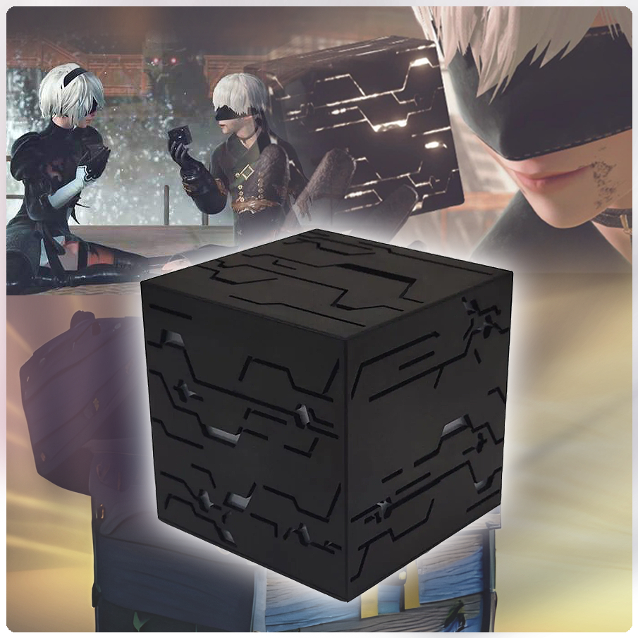 NieR Automata 1.1a - Black Box Coinbank (Prize C) Lawson Japan ...