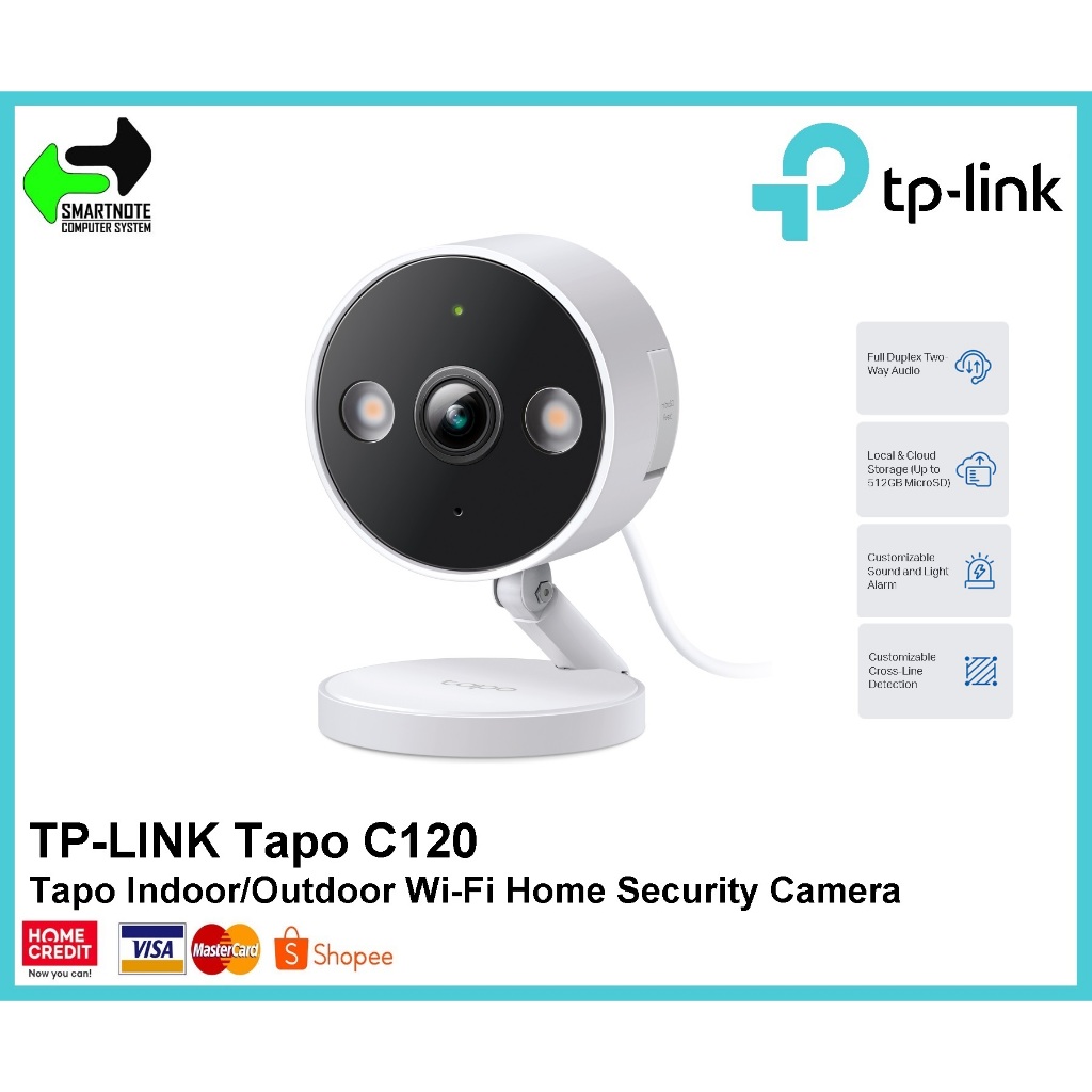 TP-LINK Tapo C120 Tapo Indoor/Outdoor Wi-Fi Home Security Camera | Shopee Philippines