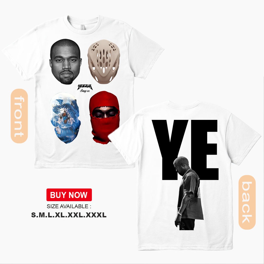 KANYE WEST SNUG KAN YE WEST YEEZUS YE Rapper print cotton fashion T ...