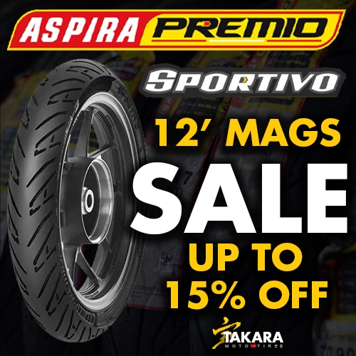 ASPIRA TIRE SPORTIVO 12' & 13' 14 by TAKARA TIRES (FREE tire sealant, tire valve and Takara ...