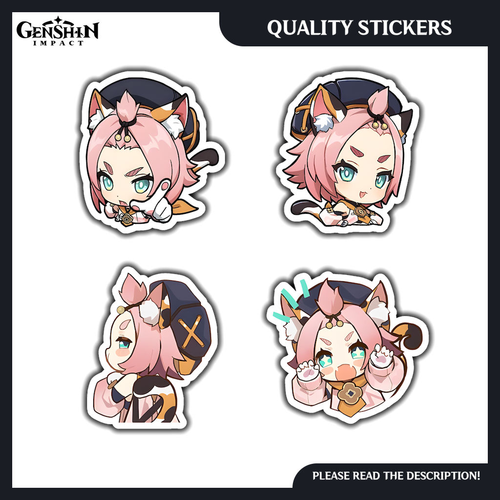 Diona - Genshin Impact Emoji Stickers | Shopee Philippines