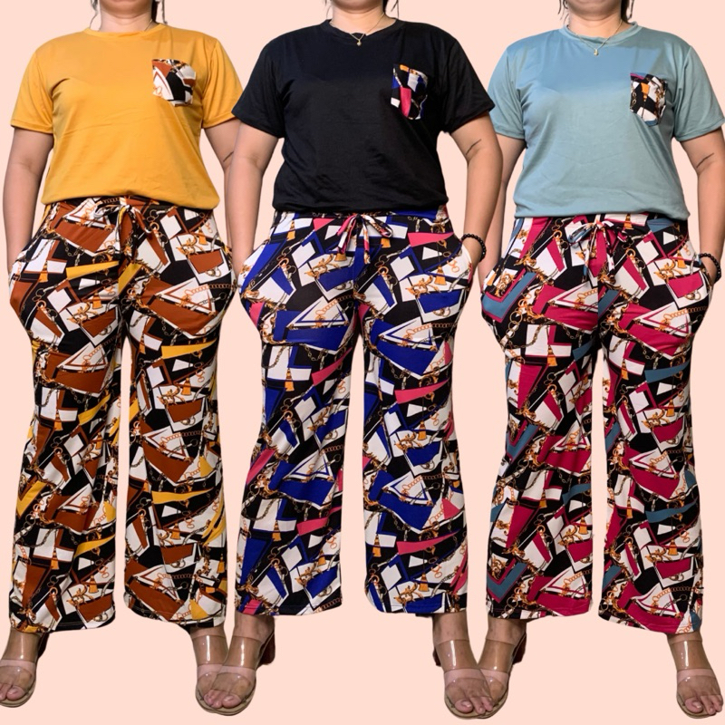 TERNO SQUARE PANTS COMBINATION w/ 2 side pocket | Shopee Philippines