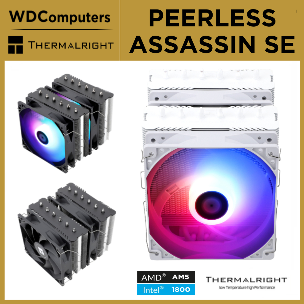 Thermalright Peerless Assassin SE PA120 SE CPU Air Cooler LGA 1700 AM4 ...