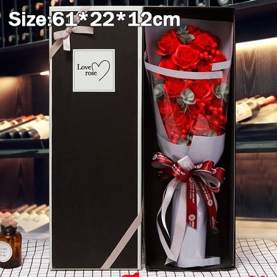 Soap Flower Rose 33 Roses Gift Box Explosive Birthday Gift For Mother ...