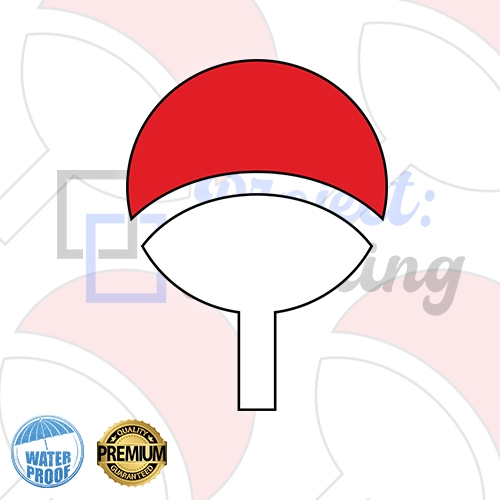 Uchiha Clan Logo (Premium Waterproof and Fade-resistant Stickers ...